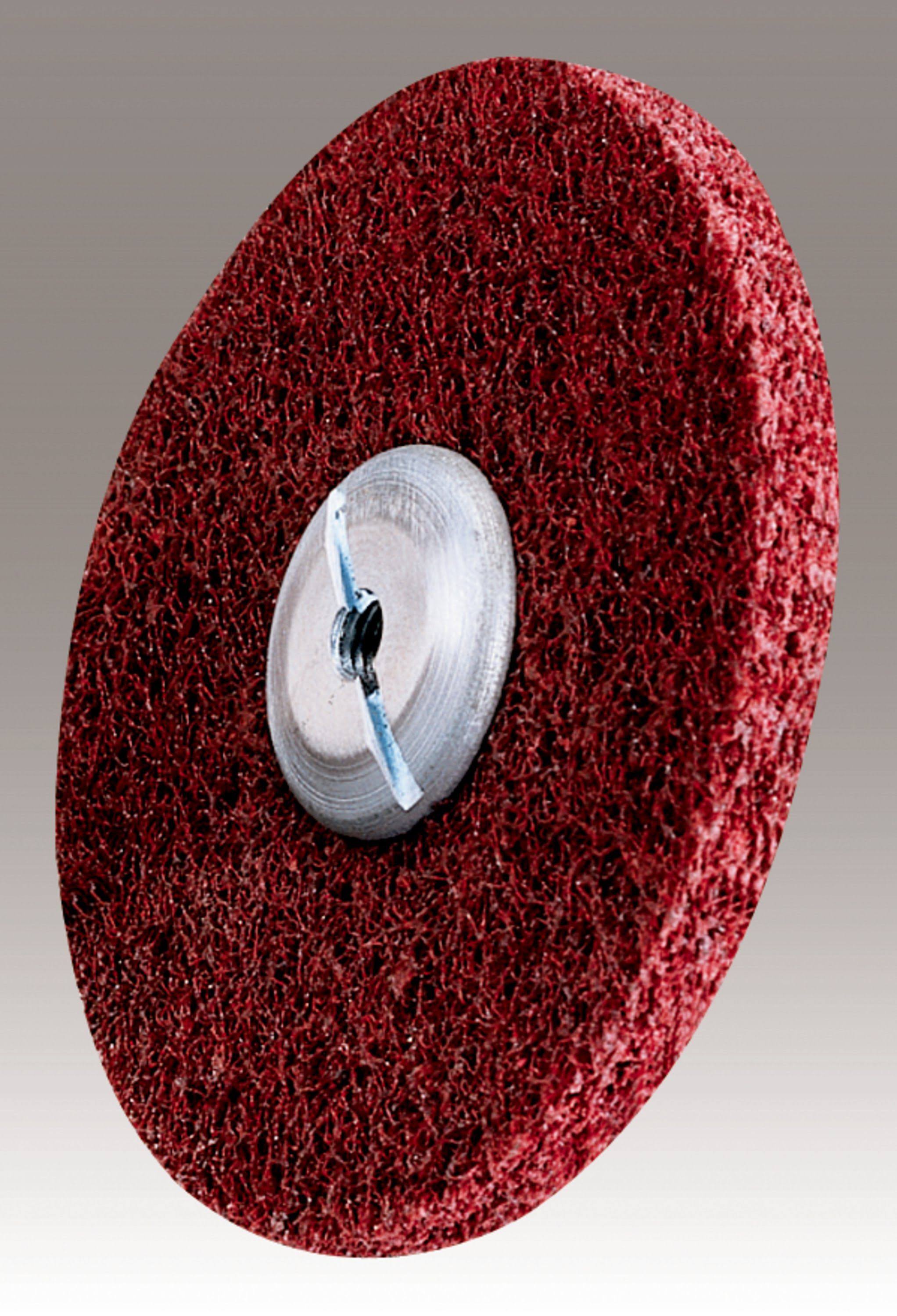 3M MF-UW Scotch-Brite Metal Finishing Unitized Wheel, 3 in x 1/4 in x 3 ...